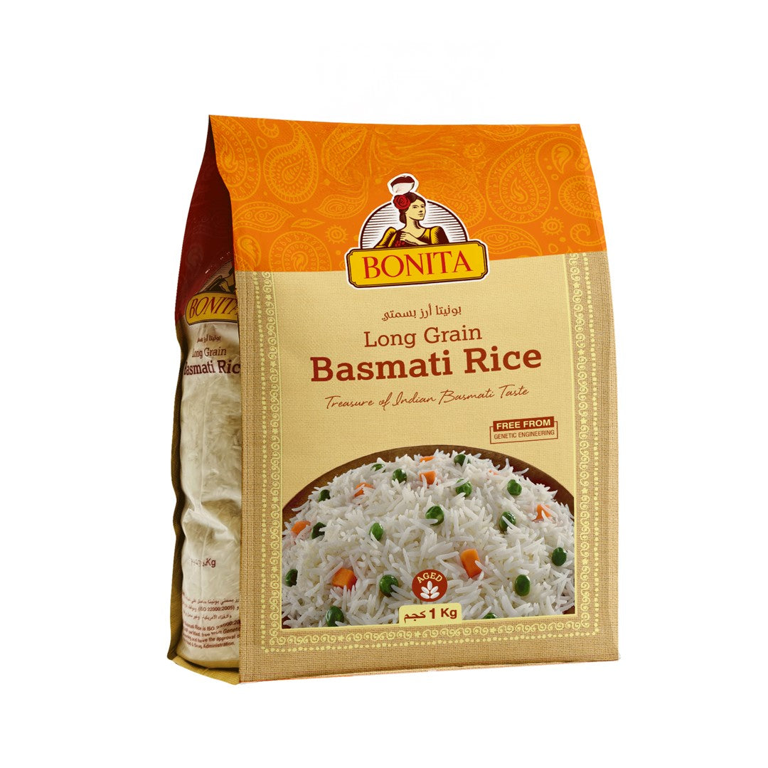 Bonita Long Grain Basmati Rice 1 kg – Gallery Foods & Beverages LLC