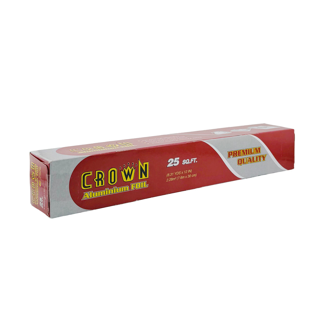 Crown Aluminum Foil 25 SQ FT. – Gallery Foods & Beverages LLC